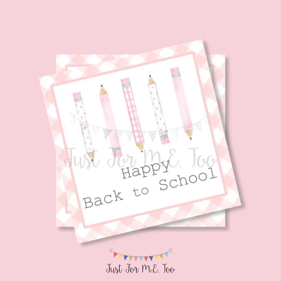 Back to School Printable Tags, Back to School, First Day of School Tags ...