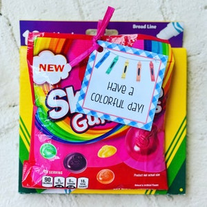 Back to School Printable Tags, Instant Download, Teacher Tags, Square ...