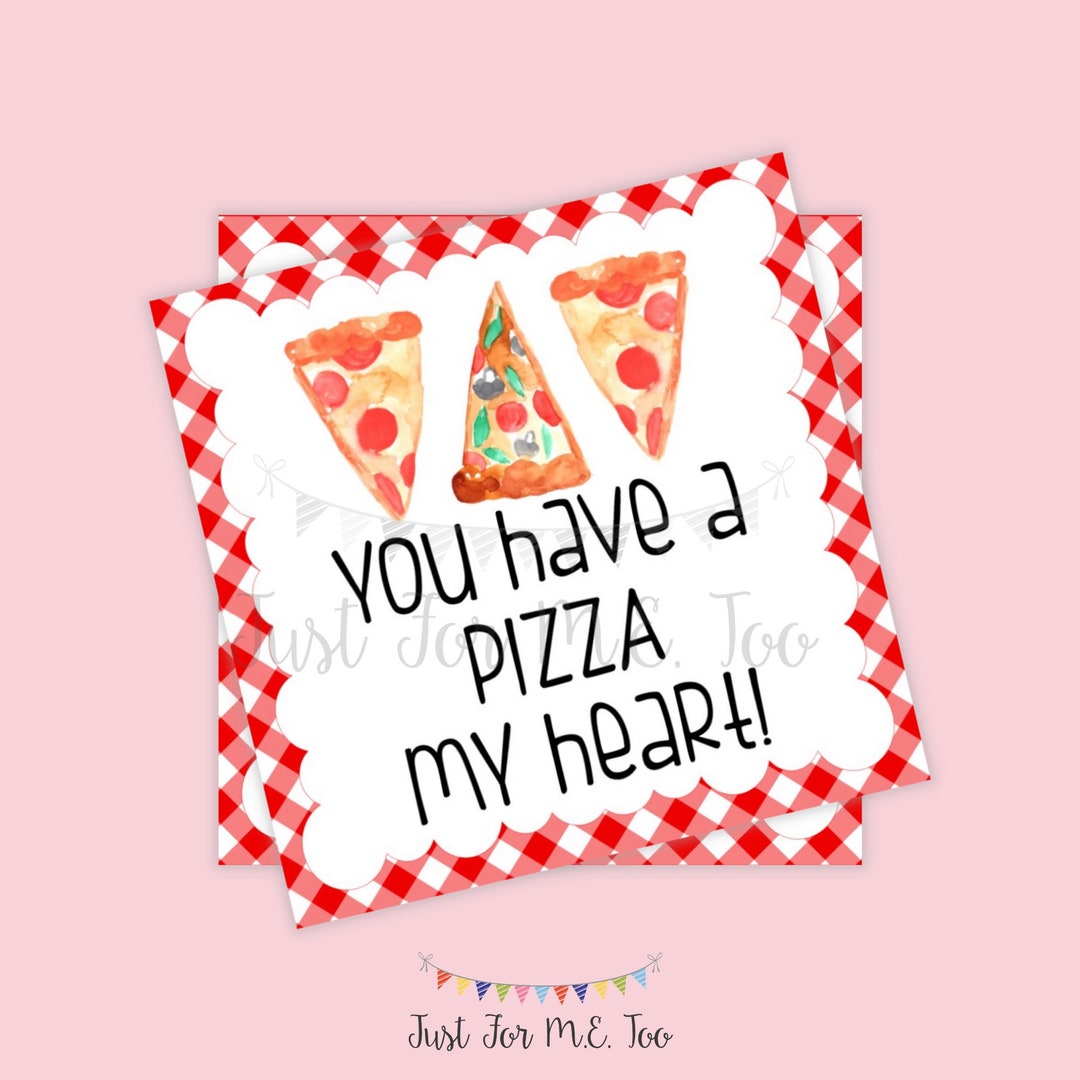 Valentine Printable Tags, Instant Download, Valentine's Day Tags, Heart ...