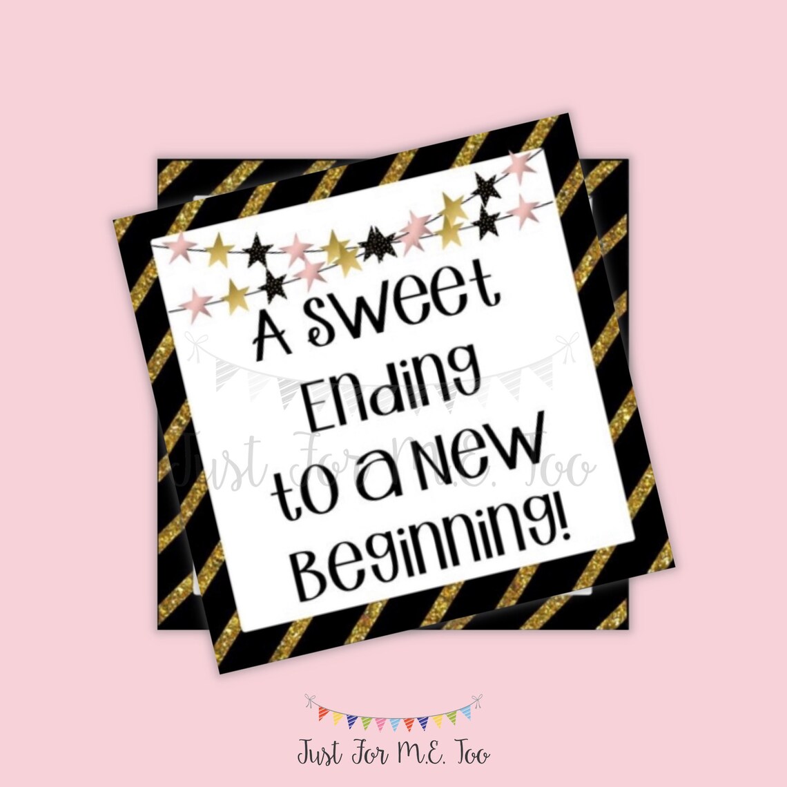 New Year's Eve Printable Tag Instant Download Gift Tag - Etsy