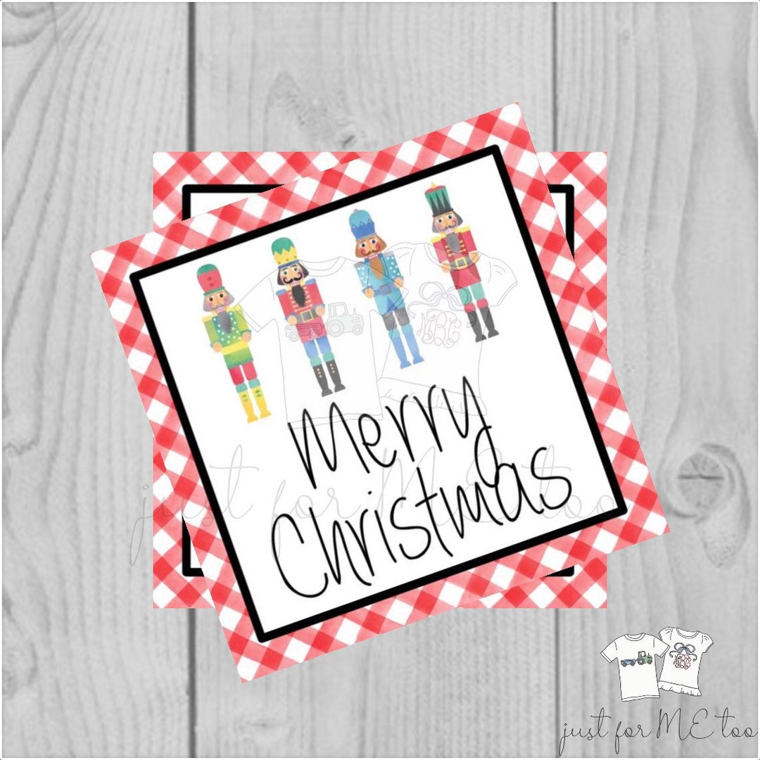 Christmas Printable Tags, Instant Download, Christmas Tags, Square Gift ...