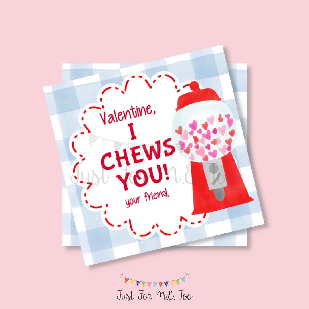 Valentine Printable Tags, Instant Download, Valentine's Day Tags ...