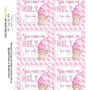 Valentine Printable Tags, Instant Download, Valentine's Day Tags ...