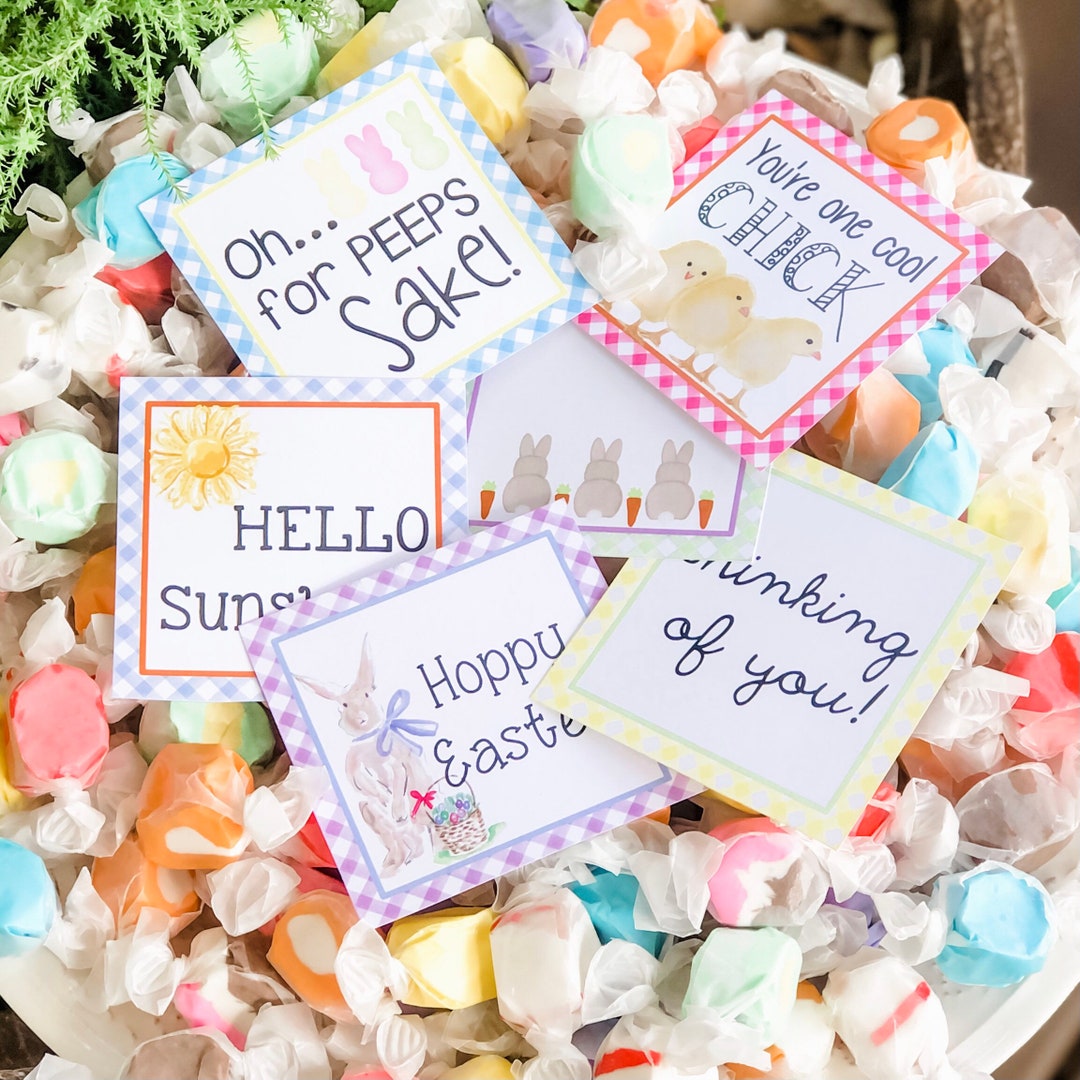 March Bundle Printable Tag Bundle, Easter Digital Tags, Bunny Tag ...