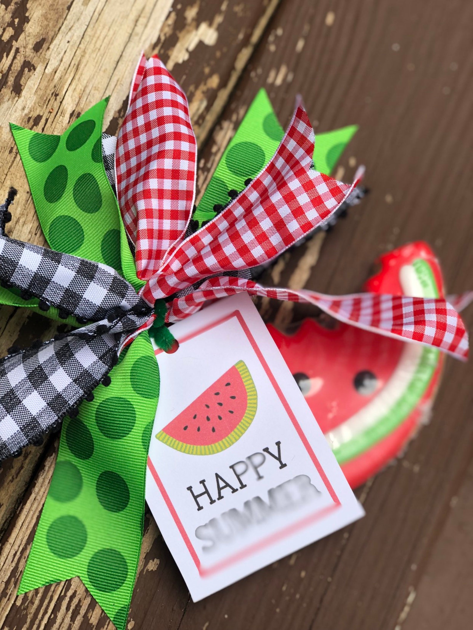 Instant Download Printable Watermelon Tag Summer Party Tag - Etsy