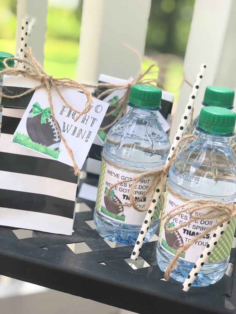 Football Printable Tags Go Fight Win Instant Download - Etsy