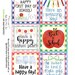 Back to School Printable Tags, Back to School, First Day of School Tags ...