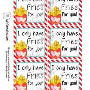 Valentine Printable Tags, Instant Download, Valentine's Day Tags ...