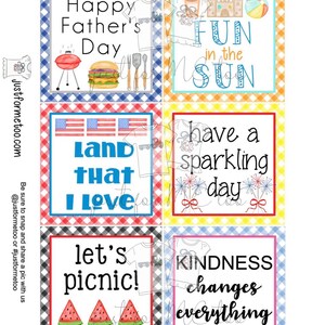 June Bundle Printable Tag Bundle, Digital Tags, Gift Tag, Summer Tag ...