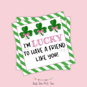 St. Patrick's Day Printable Tags, Instant Download, Lucky to Have a ...