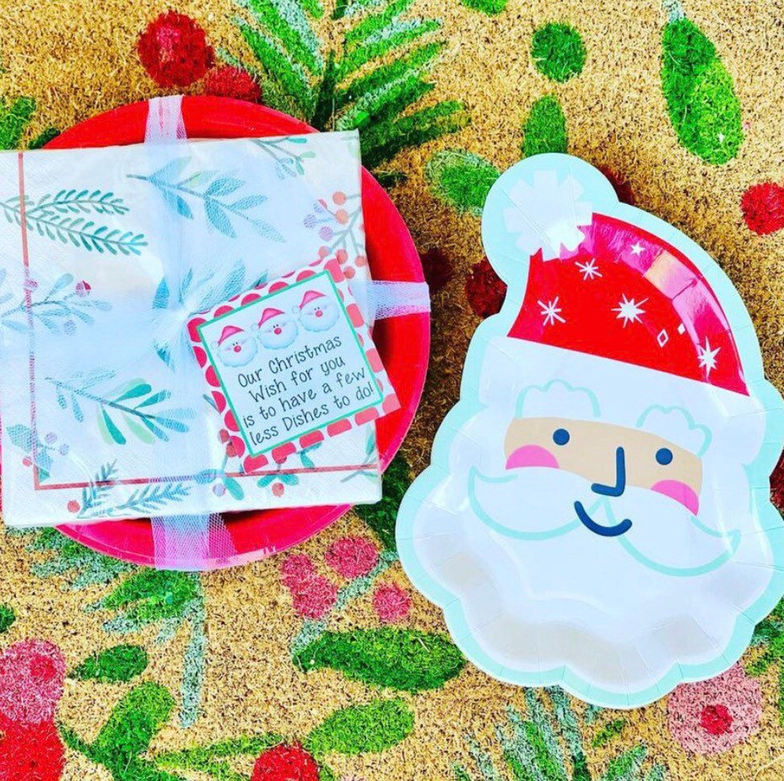 Christmas Printable Tag, Christmas Dishes Tag, Instant Download, Merry ...