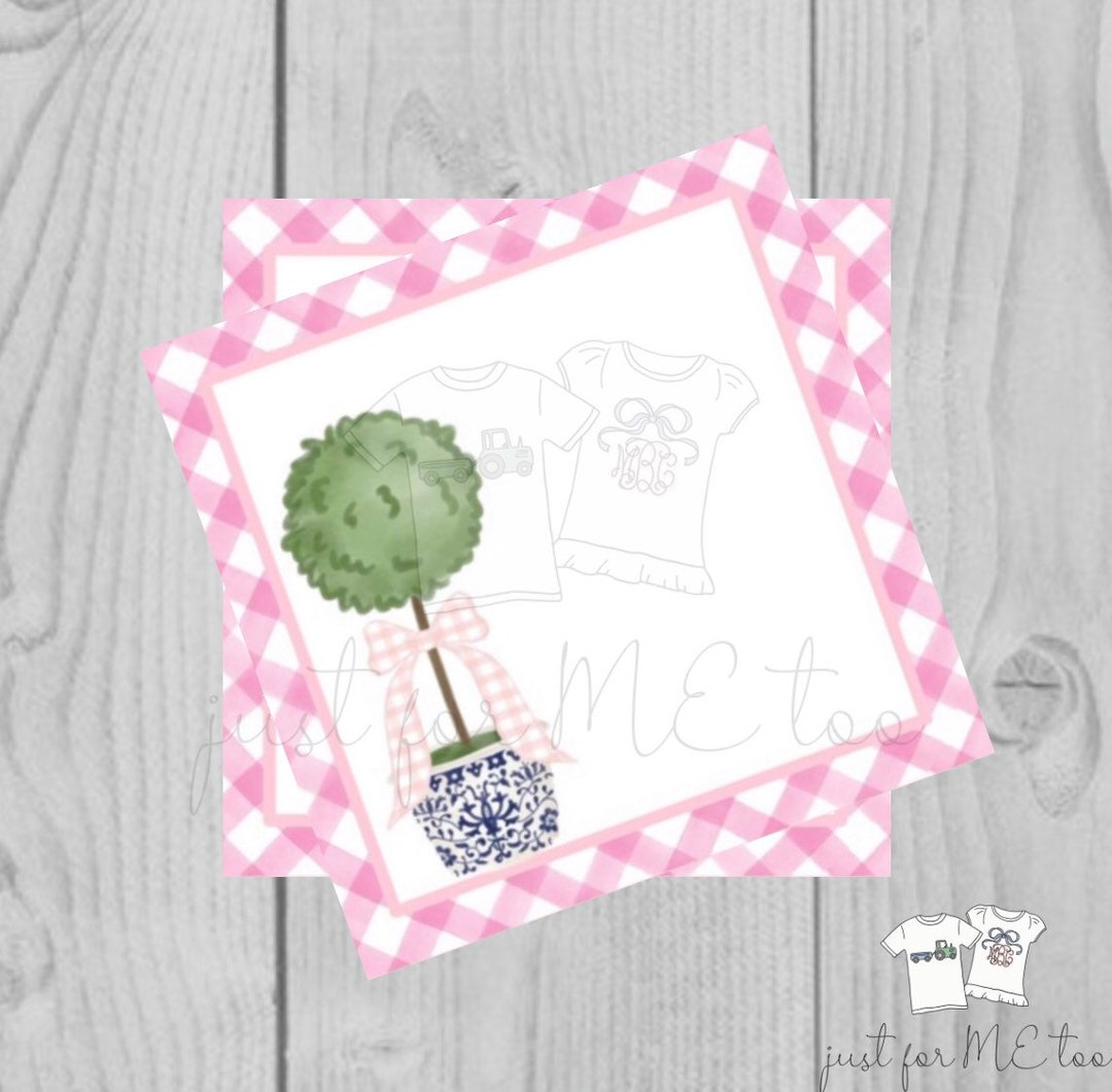 Digital Download Printable Tags, Instant Download, Topiary Tags, Square ...