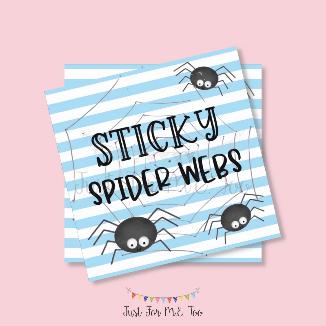 Halloween Printable Tags, Instant Download, Halloween Tags, Square Gift ...