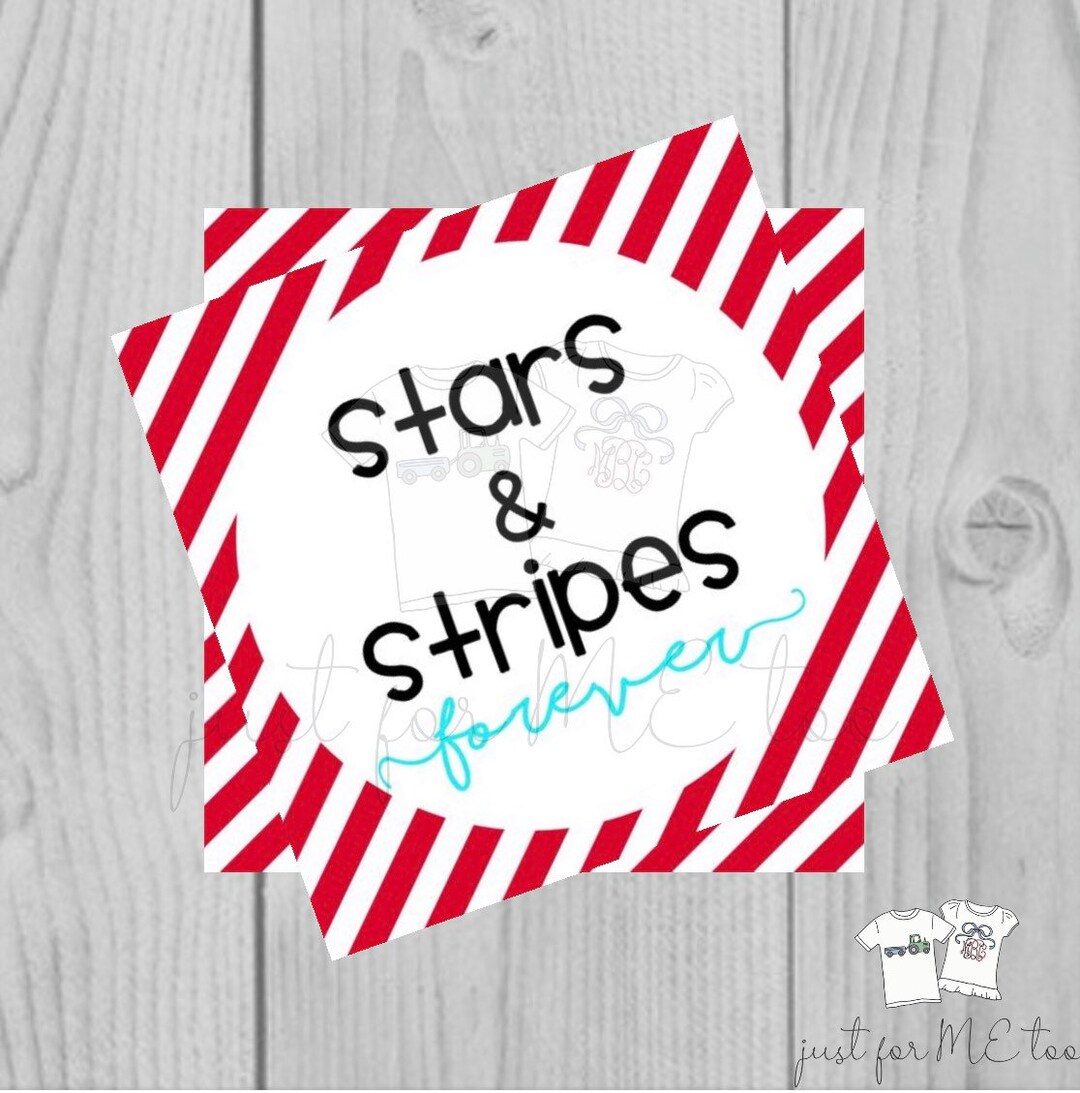Instant Download Printable 4th of July Tag, American Flag Tag, July 4th ...