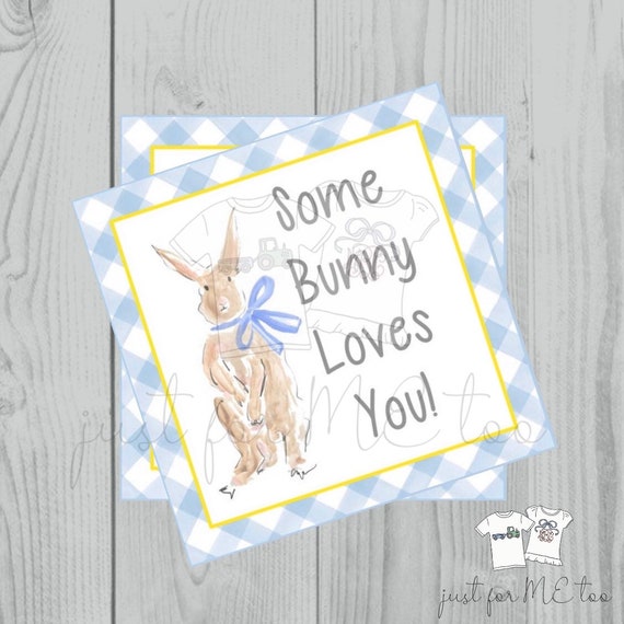 Easter Bunny Printable Tags Instant Download Easter Tags | Etsy