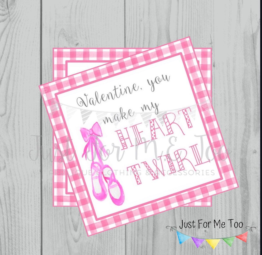 Valentine Printable Tags, Instant Download, Valentine's Day Tags ...