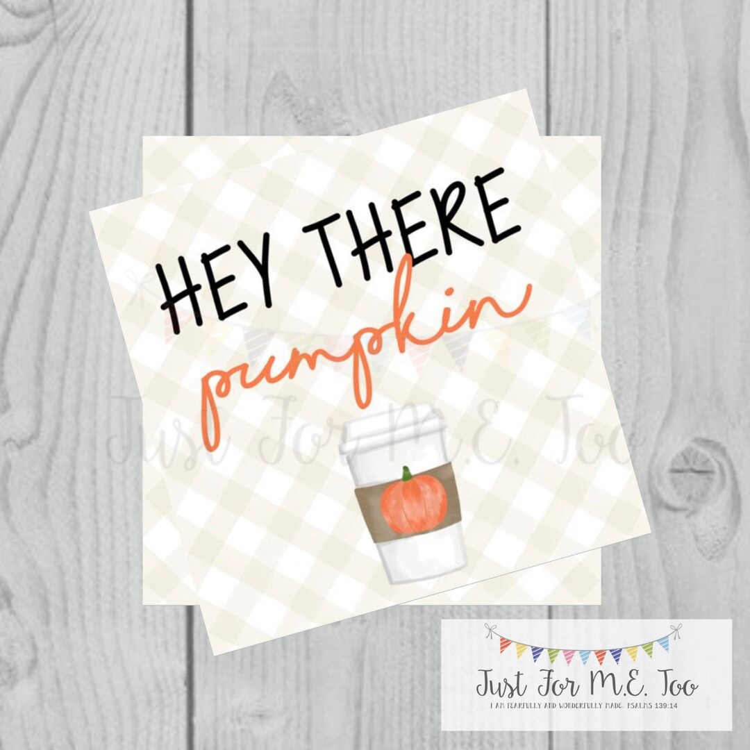 Fall Printable Tags, Instant Download, Fall Tags, Pumpkin Gift Tags ...