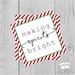 Making Spirits Bright Christmas Printable Tag, Instant Download, Gift ...