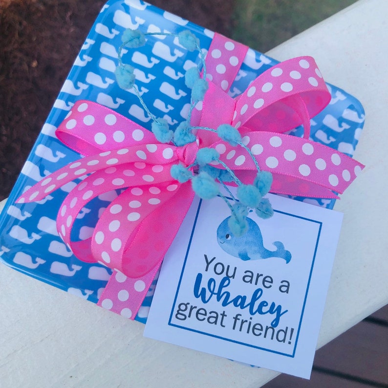 Instant Download Printable Whale Tags Whaley Good Friend - Etsy