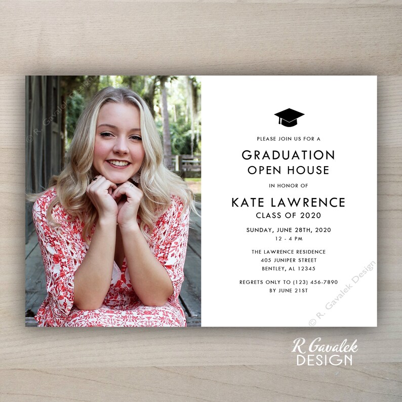 Graduation Party Invitation Personalized Printable Any | Etsy