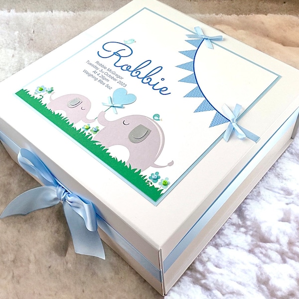 Baby Keepsake Box - Etsy UK