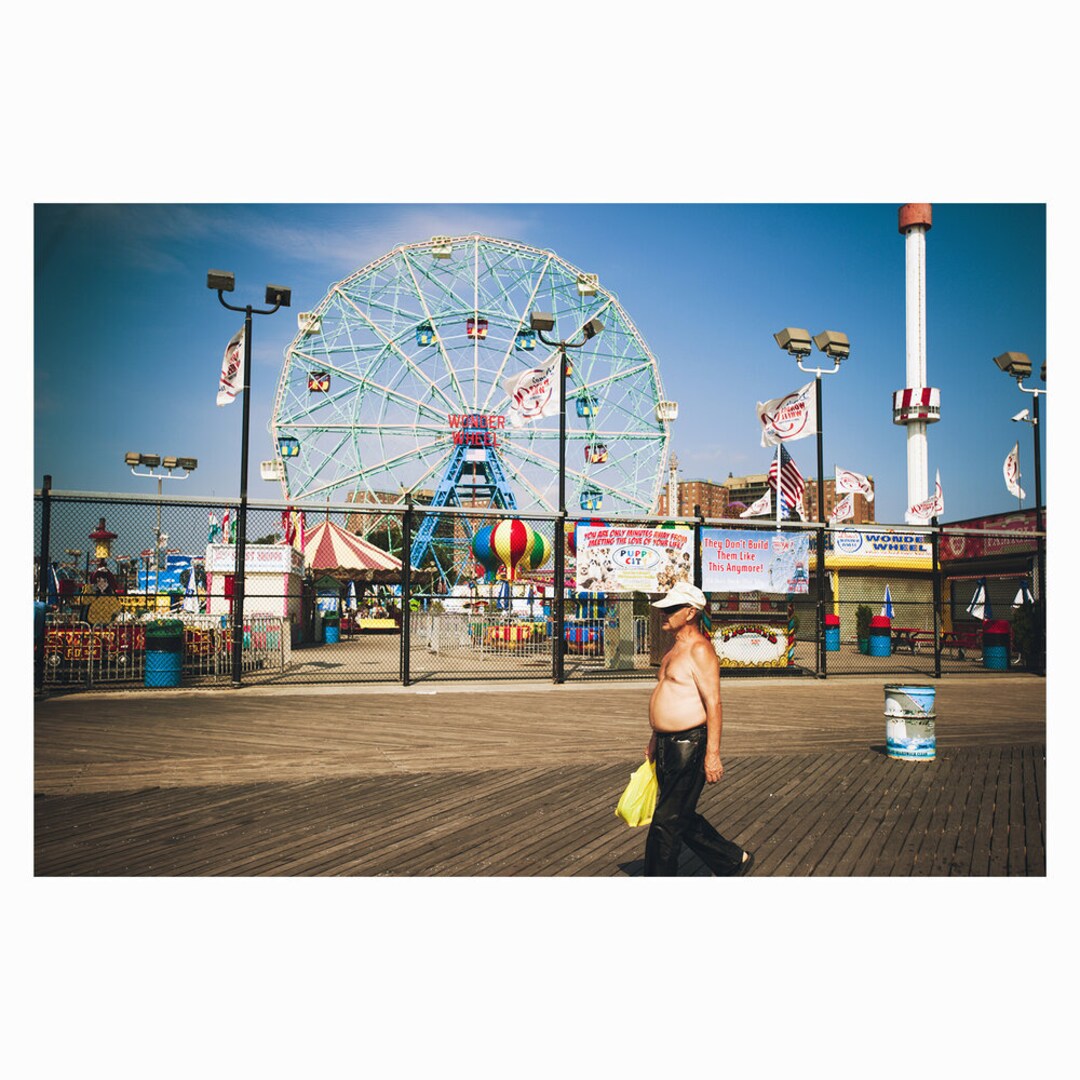 Coney Island Promenade New York Fine Art Photography Print Landscape - Etsy