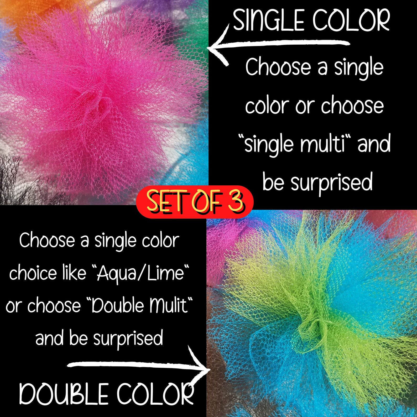 Dish Scrubbie, Nylon Net Scrubbies, Pot & Pan Scrubber, Kitchen Sponge ...