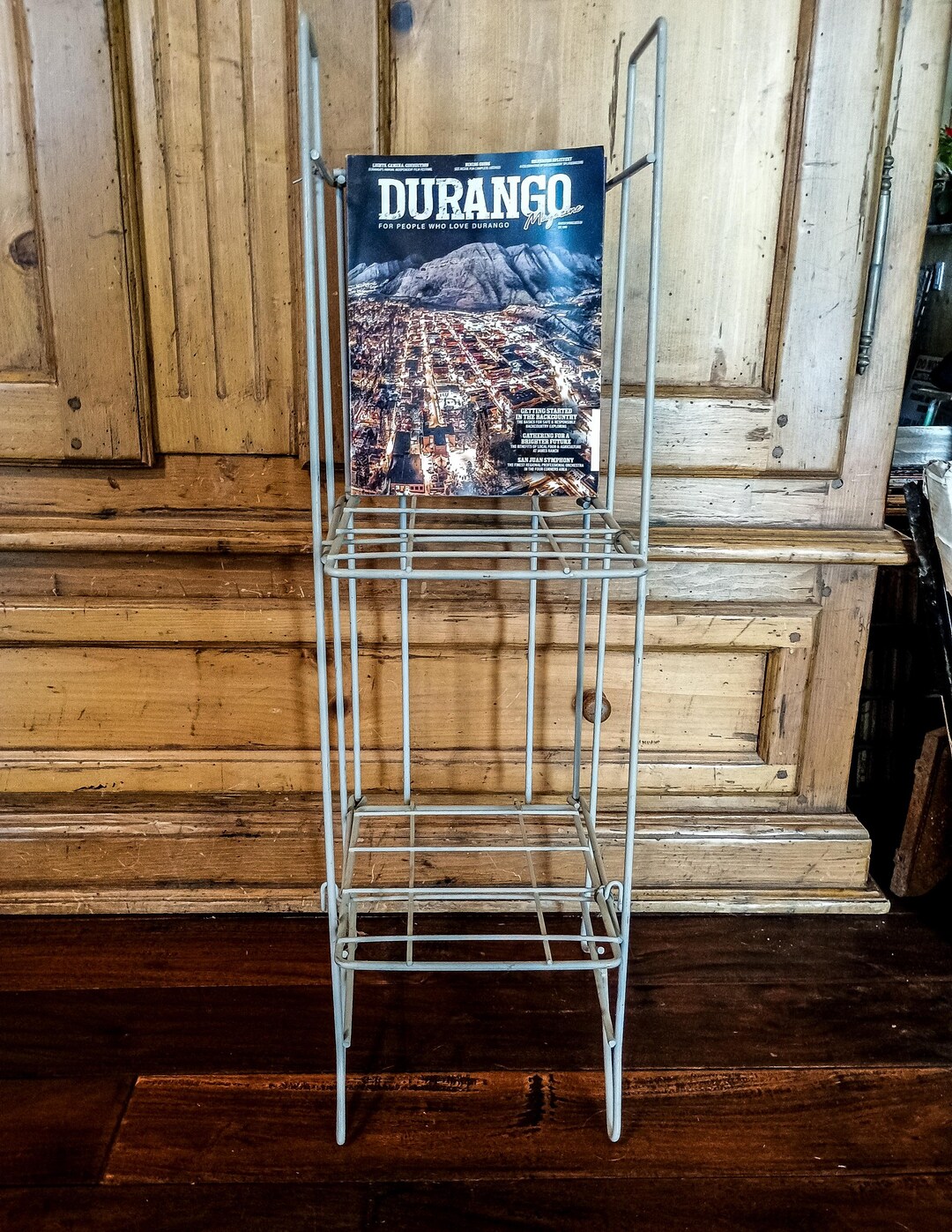 Vintage Newspaper Metal Wire Folding Sales Rack Stand - Etsy
