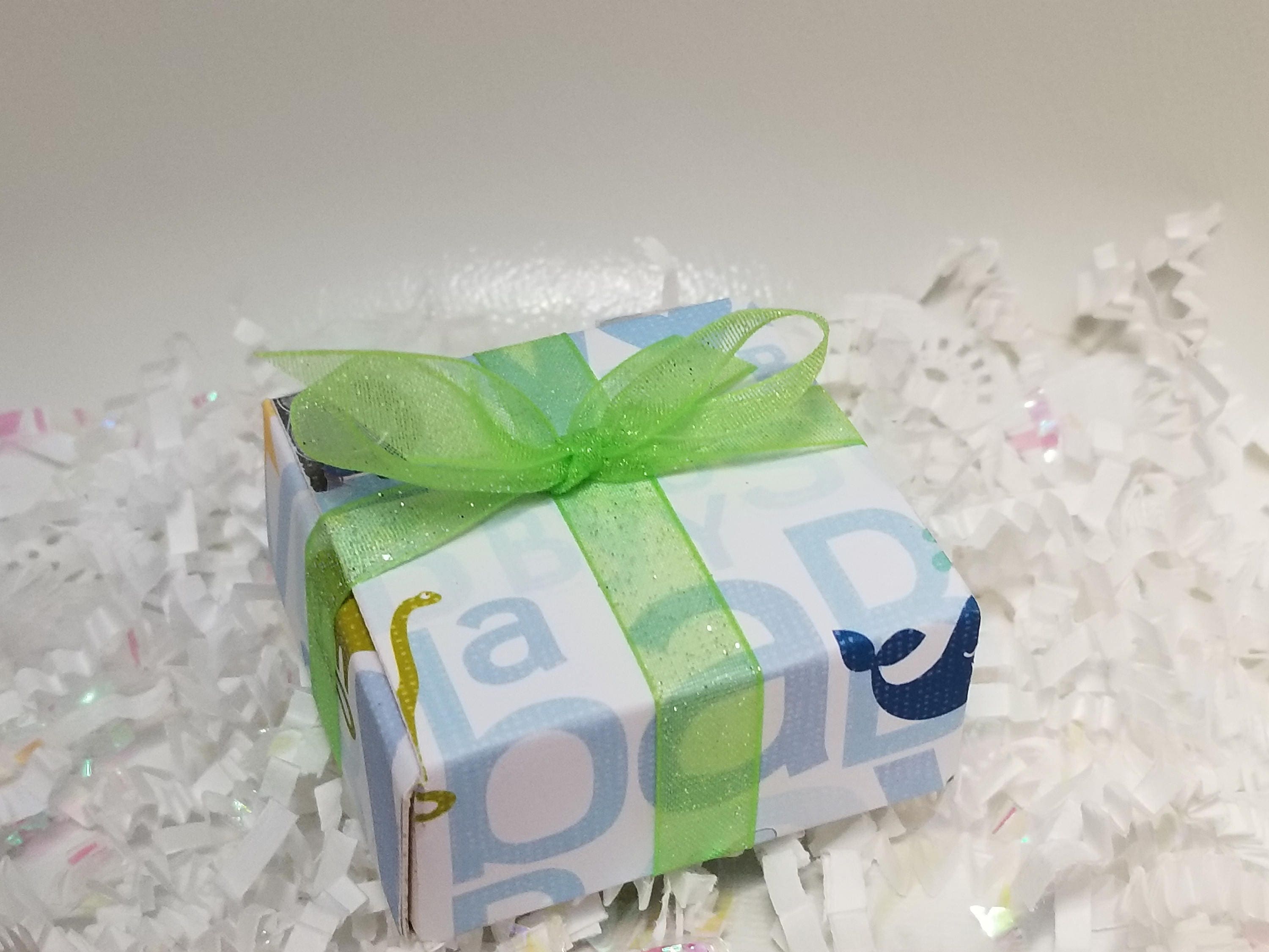 Add on a Personalized Gift Box to Your Order, Size 2x2x3/4" Fits With a ...