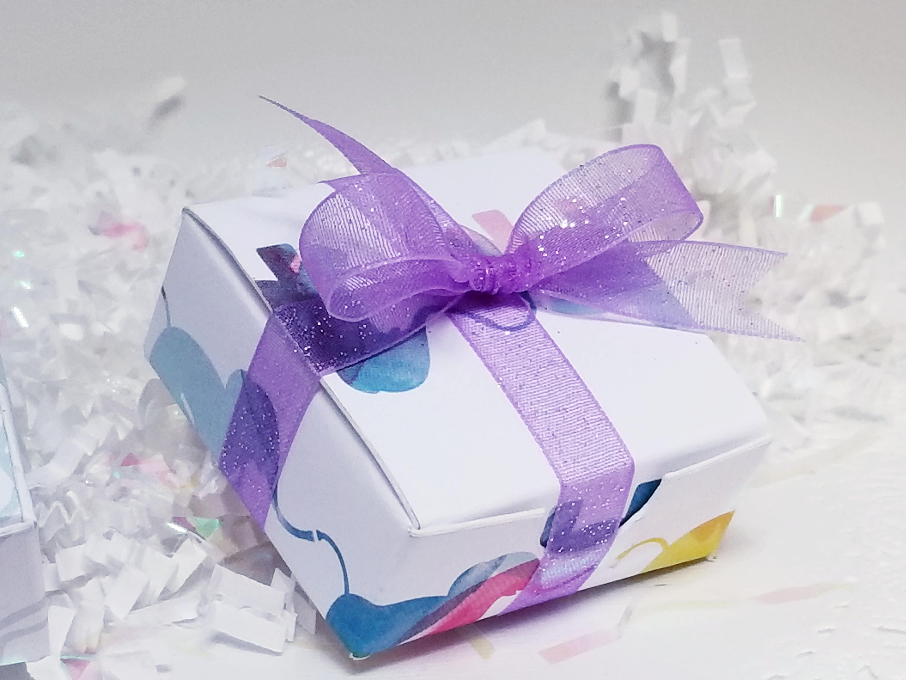 Add on a Personalized Gift Box to Your Order, Size 2x2x3/4" Fits With a ...