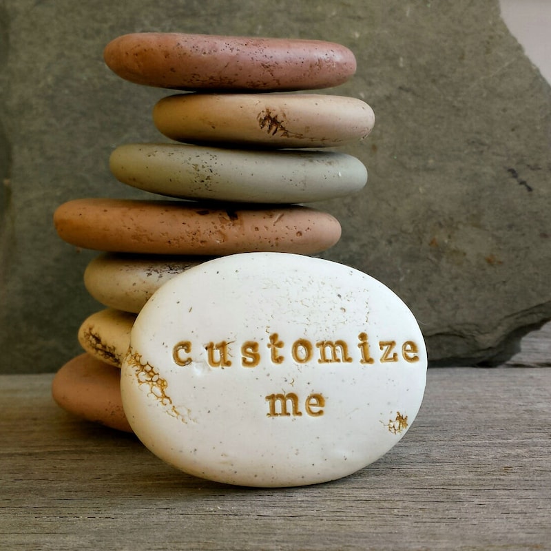 Engraved Stone - Etsy