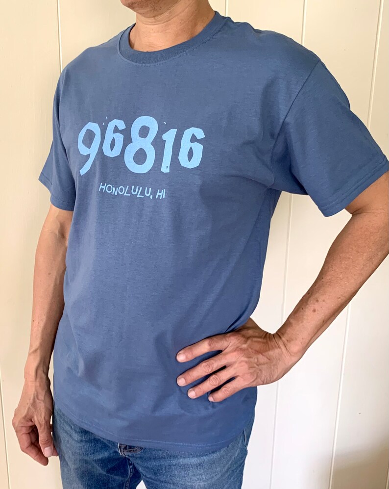 Local Series 1 3 Zip Code 96816 Mens Cotton T Shirt Etsy Local Series 1 3 Zip Code 96816 Mens Cotton T Shirt Etsy