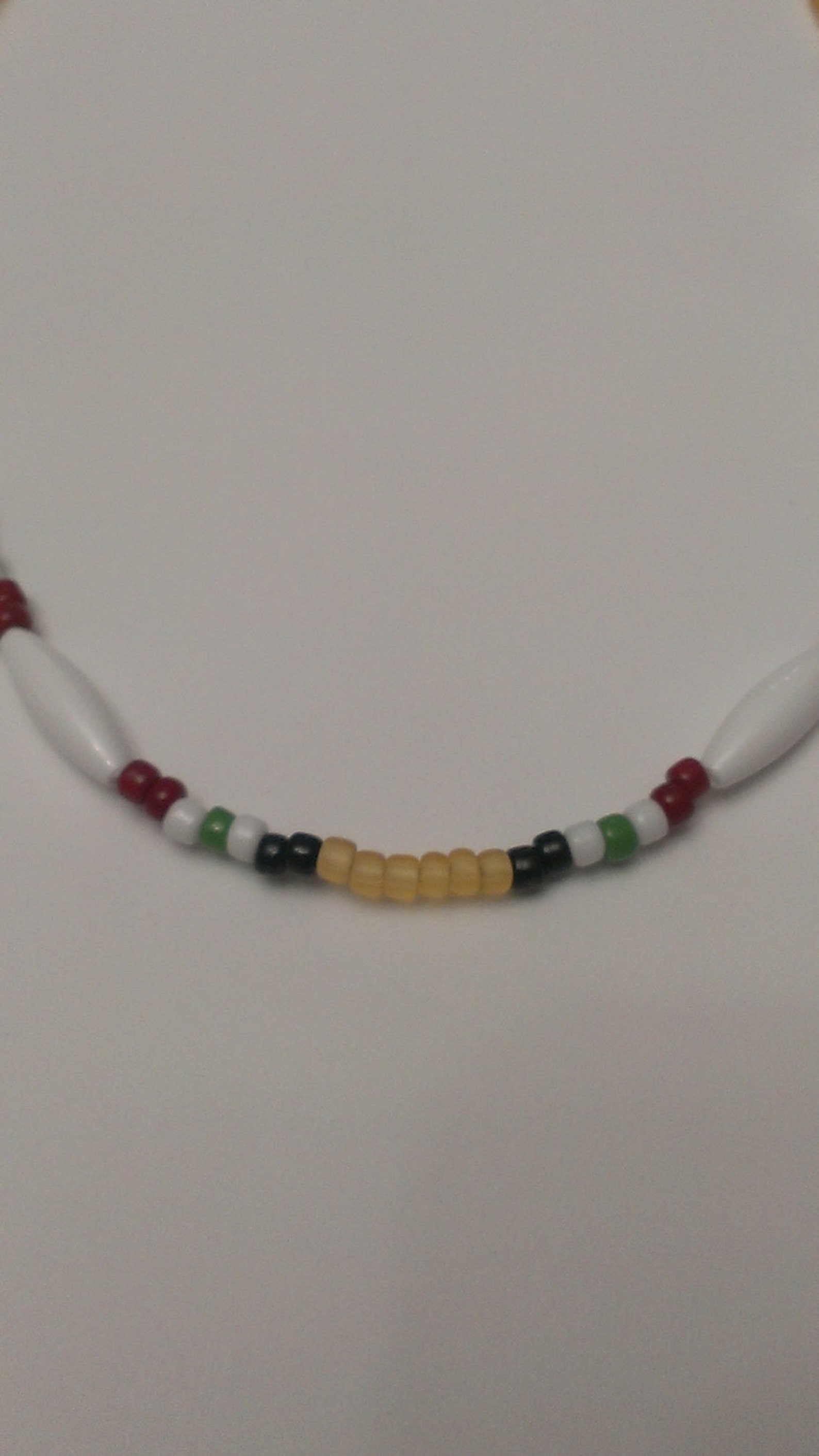 Iraq Service Ribbon Necklace With WHITE Separator Beads - Etsy