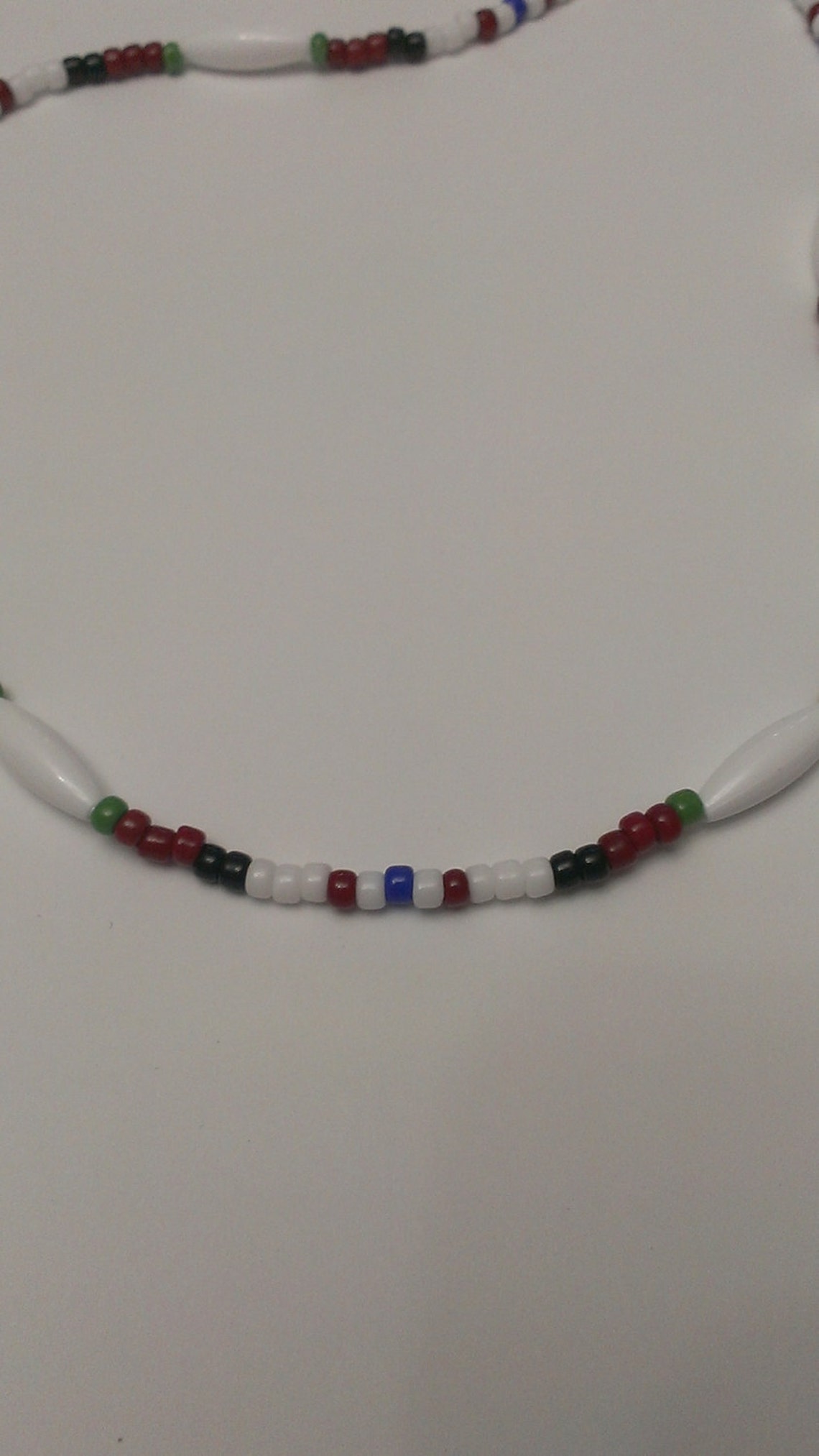 Afghanistan Service Ribbon Necklace With WHITE Separator - Etsy