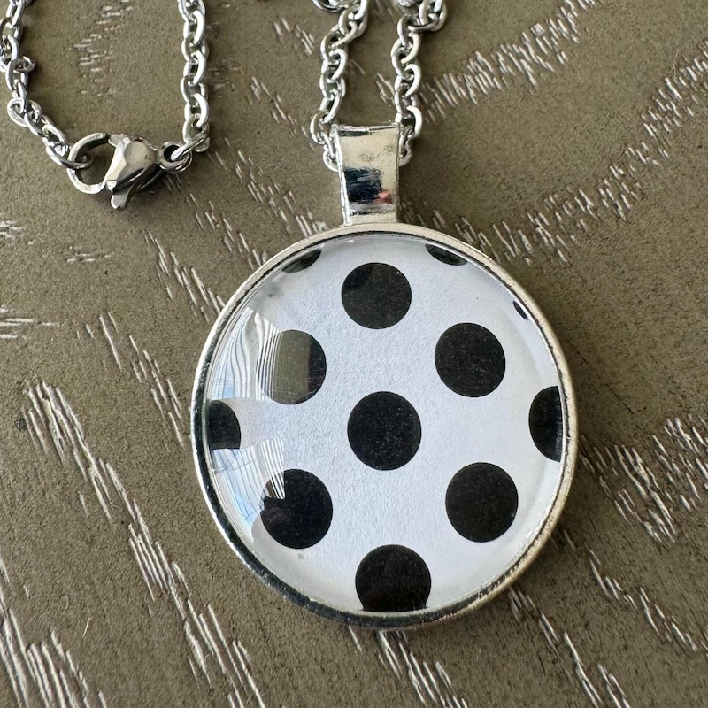 Polka Dot Necklace - Etsy