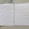 5 3D Daisy Flower Embossed White Card Stock, Embossed Textured ...