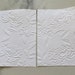 3D Deep Embossed White Beautiful Blooms - White Embossed Card Stock ...