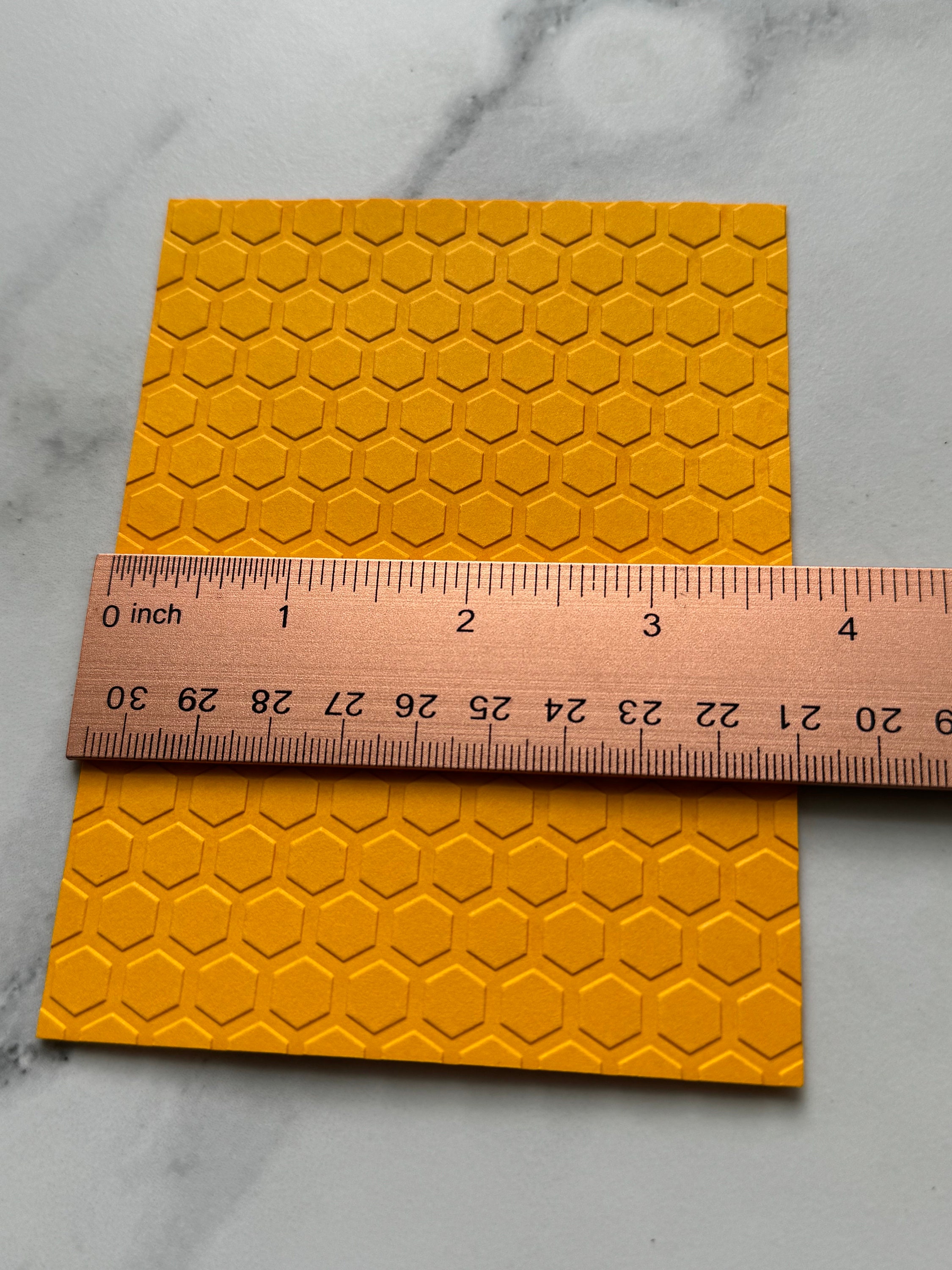 5 3D Honeycomb Embossed Yellow Card Stock, Embossed Paper, Embossed ...