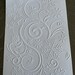 Embossed Christmas Snowflake Card Stock: 3D Paper Craft, Set of 5 - Etsy