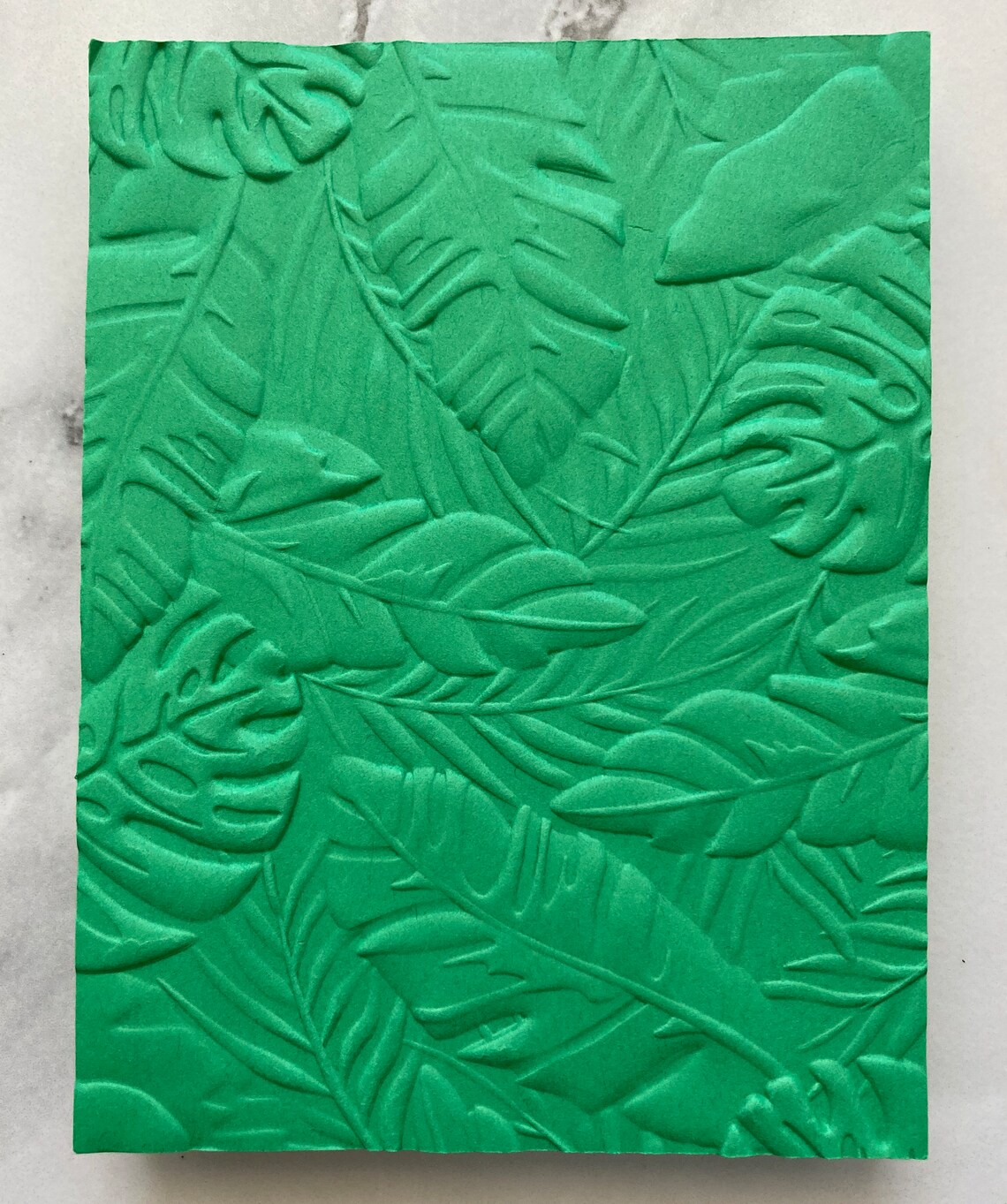 10 -3D Deep Embossed Tropical Leaves - Leaf Branches - Embossed ...
