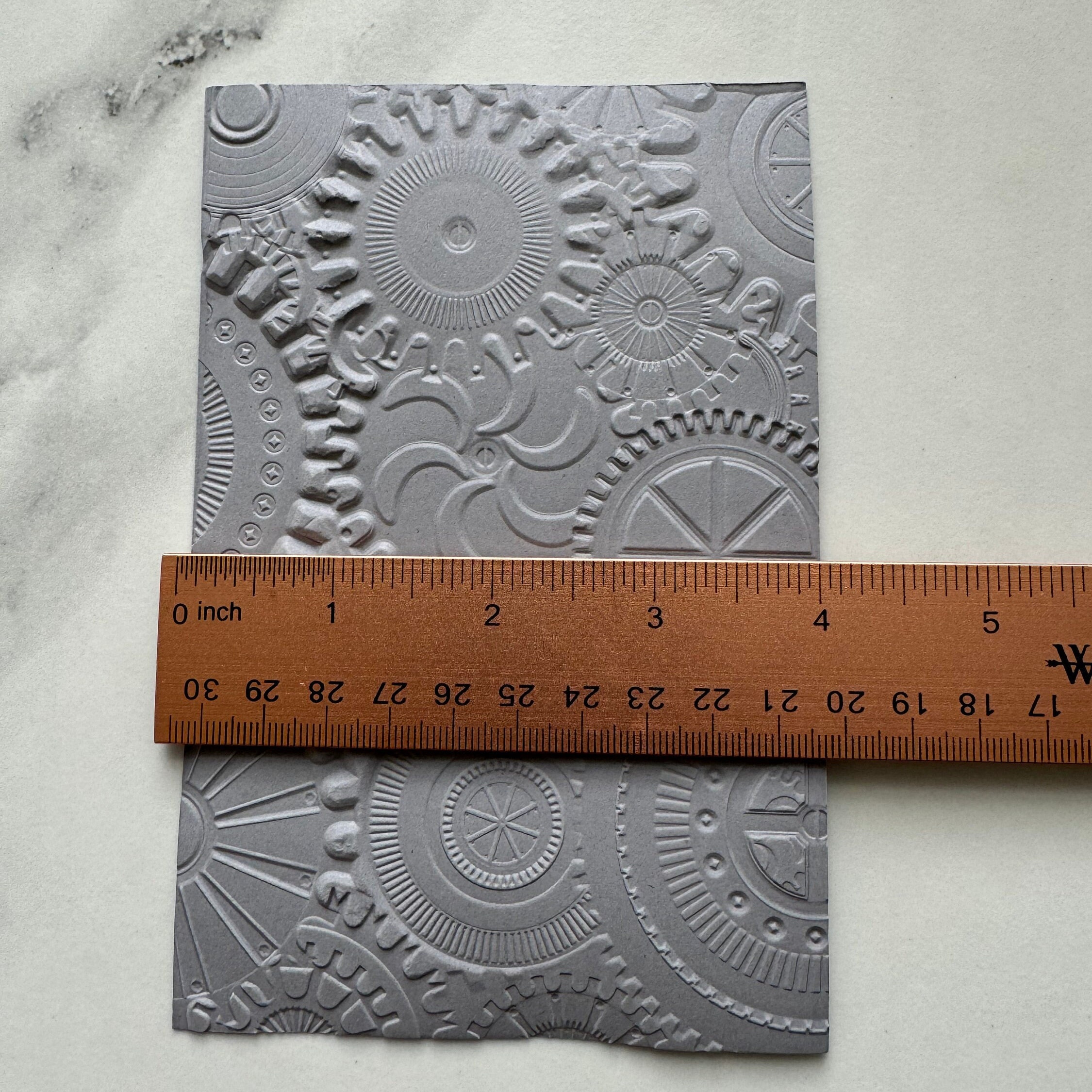 5 Mechanics 3D Embossed Cardstock, Designer Embossed Paper, Die Cuts ...