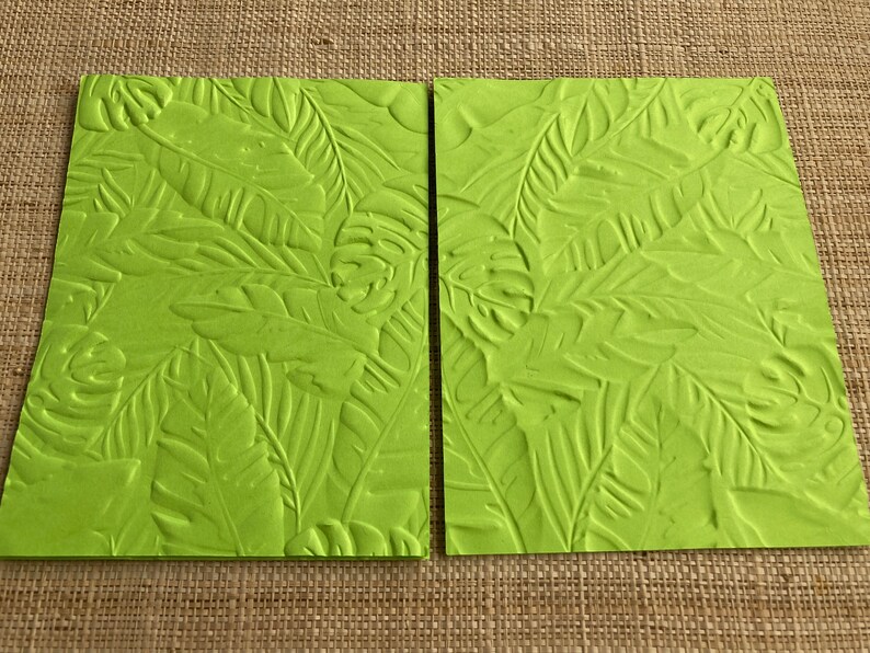 3D Deep Embossed Tropical Leaves - Leaf Branches - Embossed Background ...