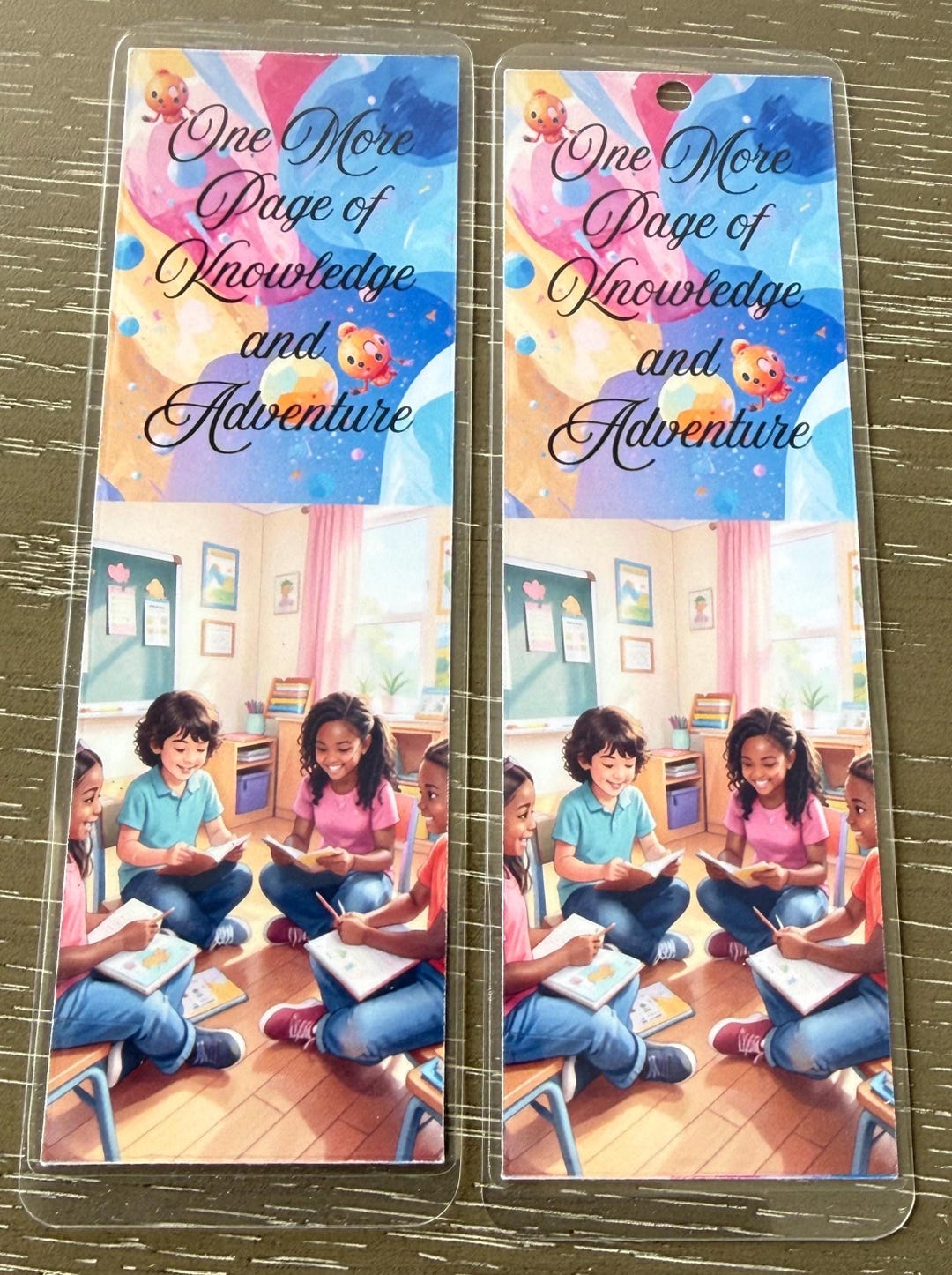 2x6 Classroom Reading Bookmark – “one More Page of Knowledge and ...