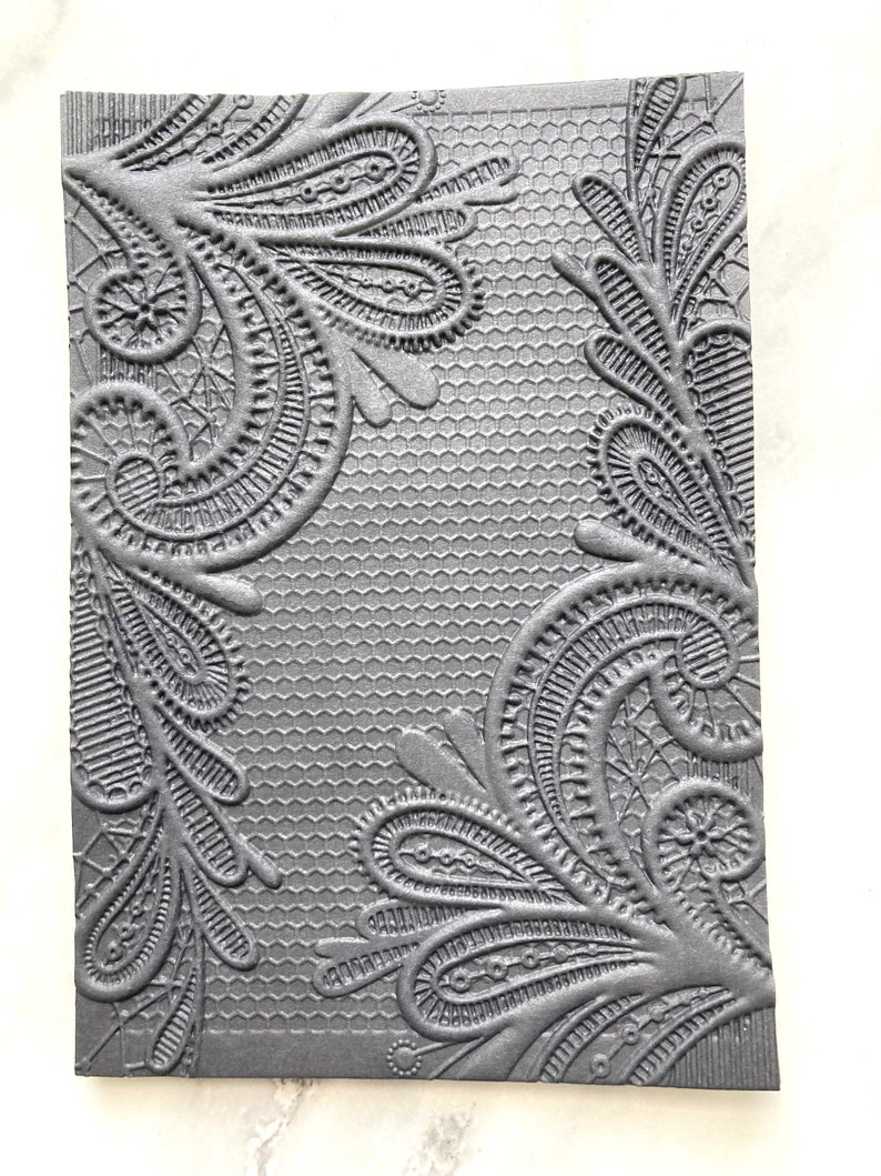 5-black 3D Embossed Ornate Lace Sheets,die Cuts,designer Paper,laced ...