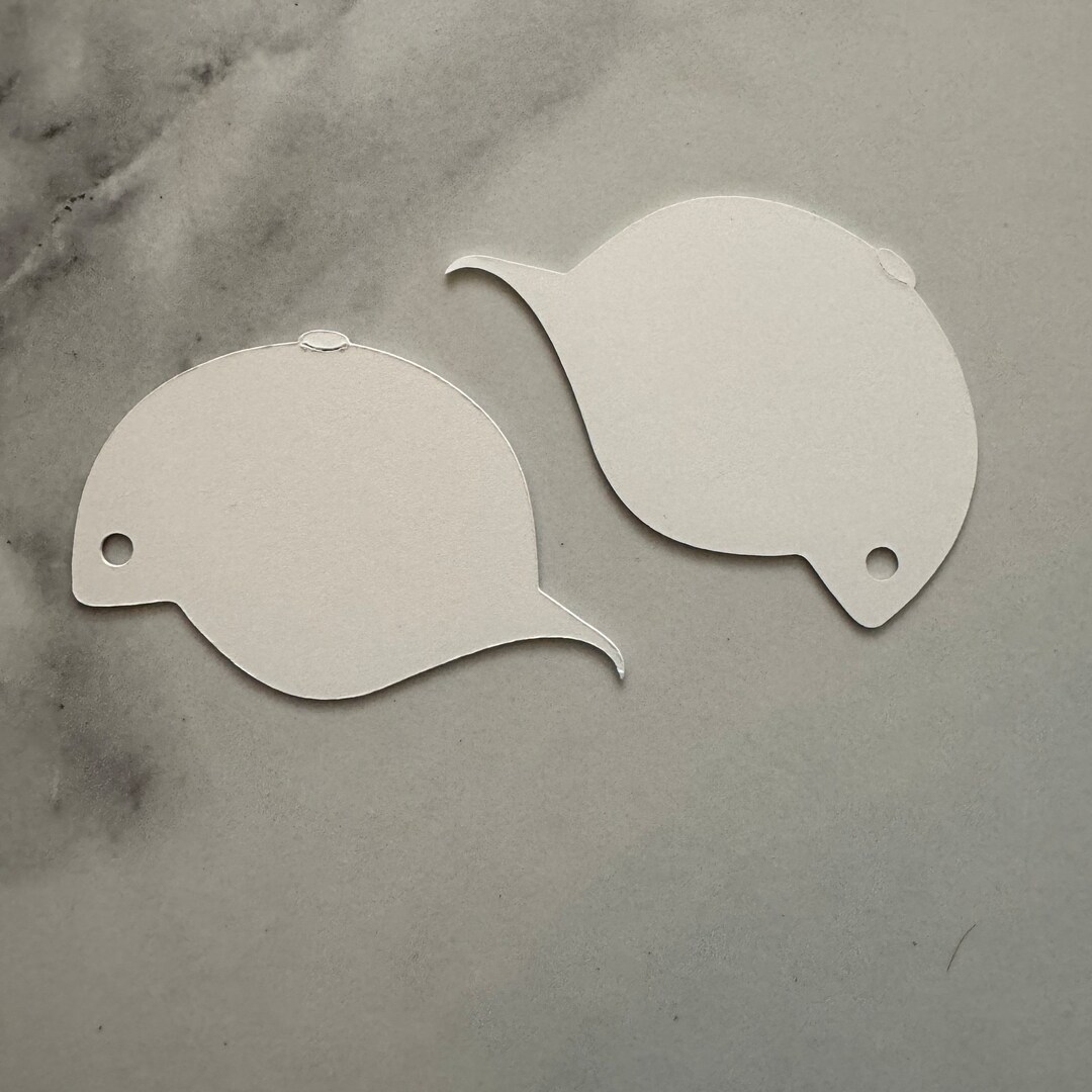 Set of 40 White Die Cut Baseball Caps, Baseball Die Cuts, Merchandise ...