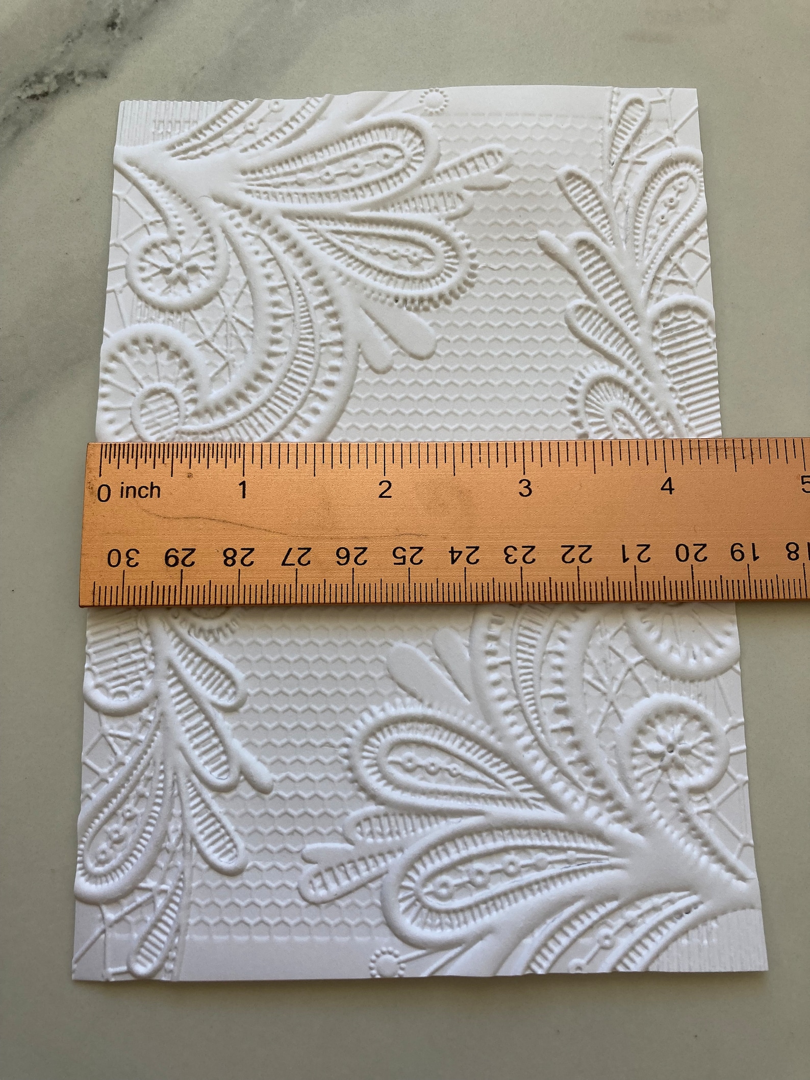 3D Embossed Ornate Lace Sheets, Set of 5 Embossed Card Stock Sheets ...