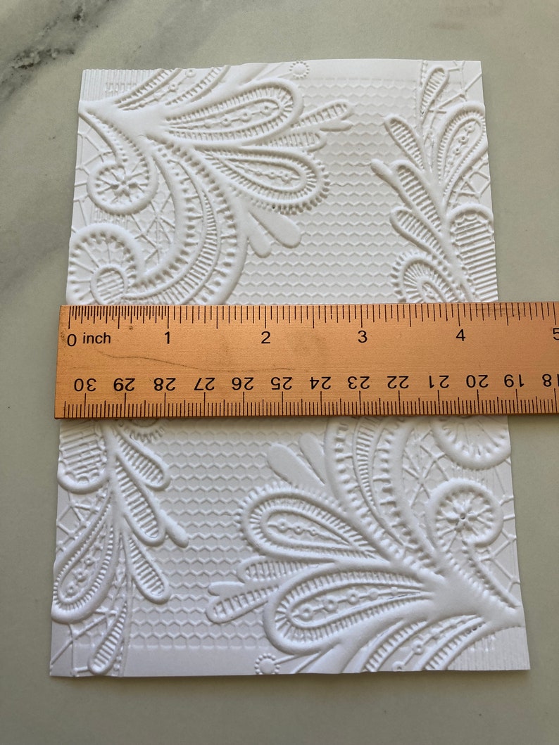 5- 3D Embossed Ornate Lace Sheets, Die Cut, Card Stock, Designer Paper ...