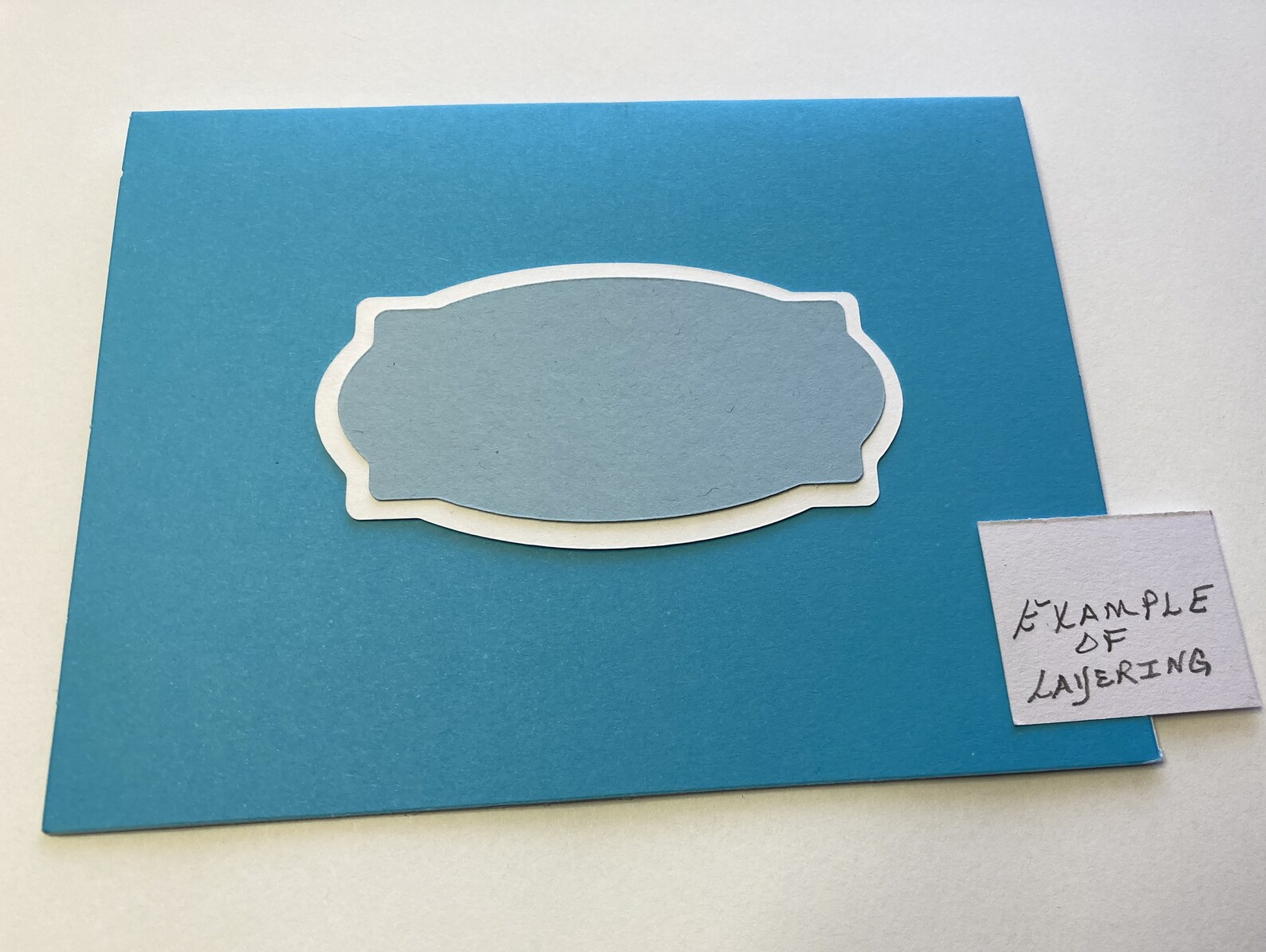 36 Die-cut Labels in Shades of Blue and White - Assorted Shapes for ...