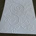 Embossed Christmas Snowflake Card Stock: 3D Paper Craft, Set of 5 - Etsy