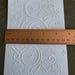 Embossed Christmas Snowflake Card Stock: 3D Paper Craft, Set of 5 - Etsy